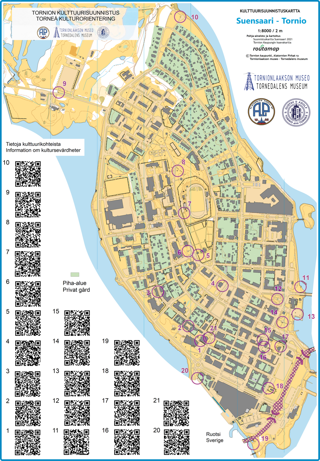 Tornio Culture Orienteering Route - Tornio